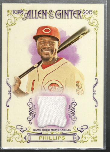 A4123- 2015 Topps Allen and Ginter Reliques # Fsrabp Brandon Phillips ...