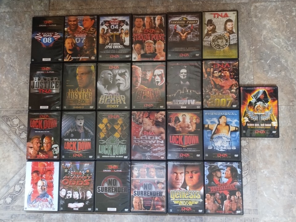 WRESTLING MEGA-LOT of 380 WWF/WWE/TNA DVDs RARE | eBay