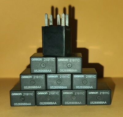 10 Tested Chrysler Dodge Jeep Plymouth 05269988AA Omron 21911C Relay 12 ...