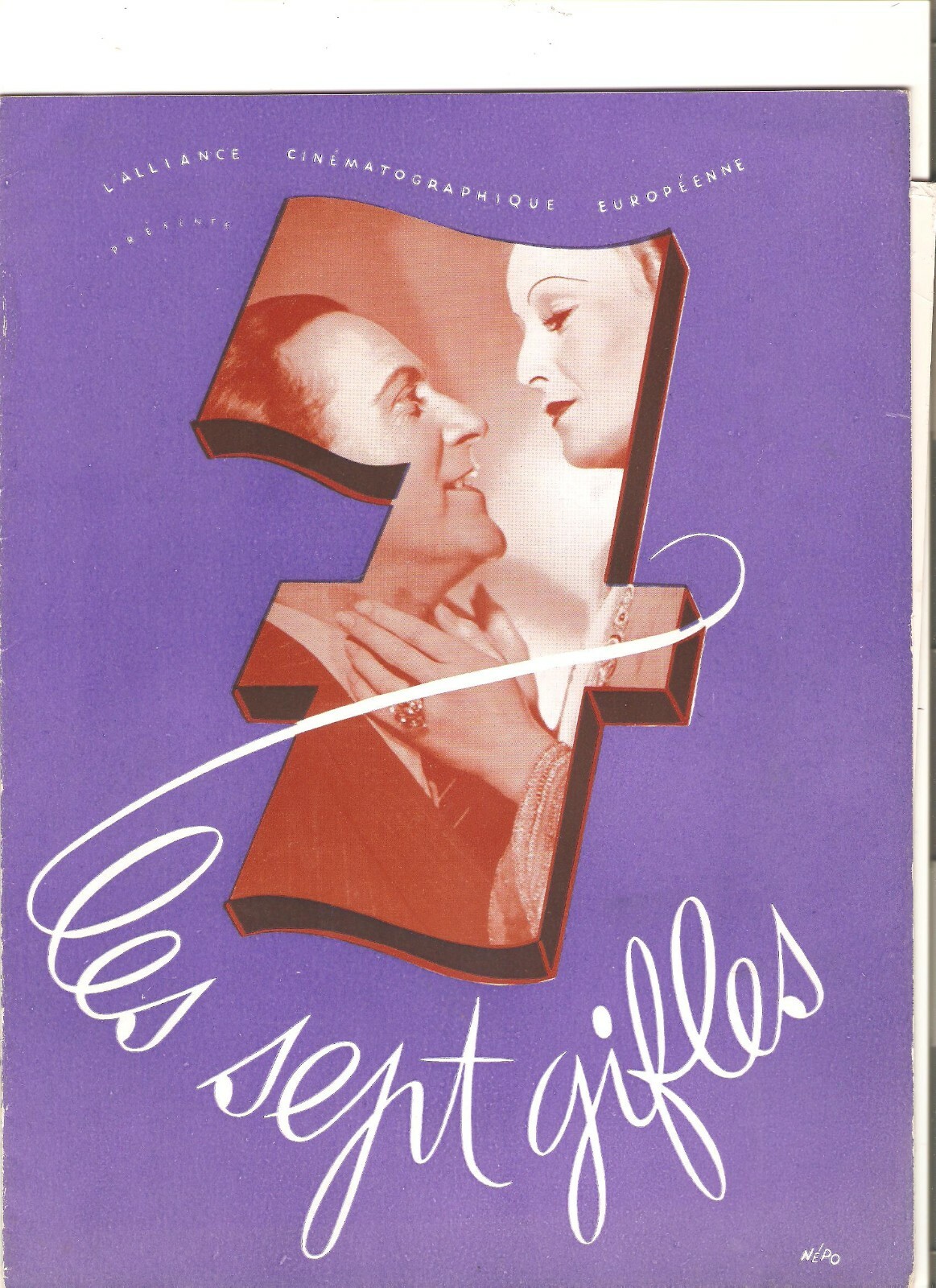 DP LES SEPT GIFLES LILIN HARVEY WILLY FRITSCH ALFRED ABEL OSKAR SIMA ...