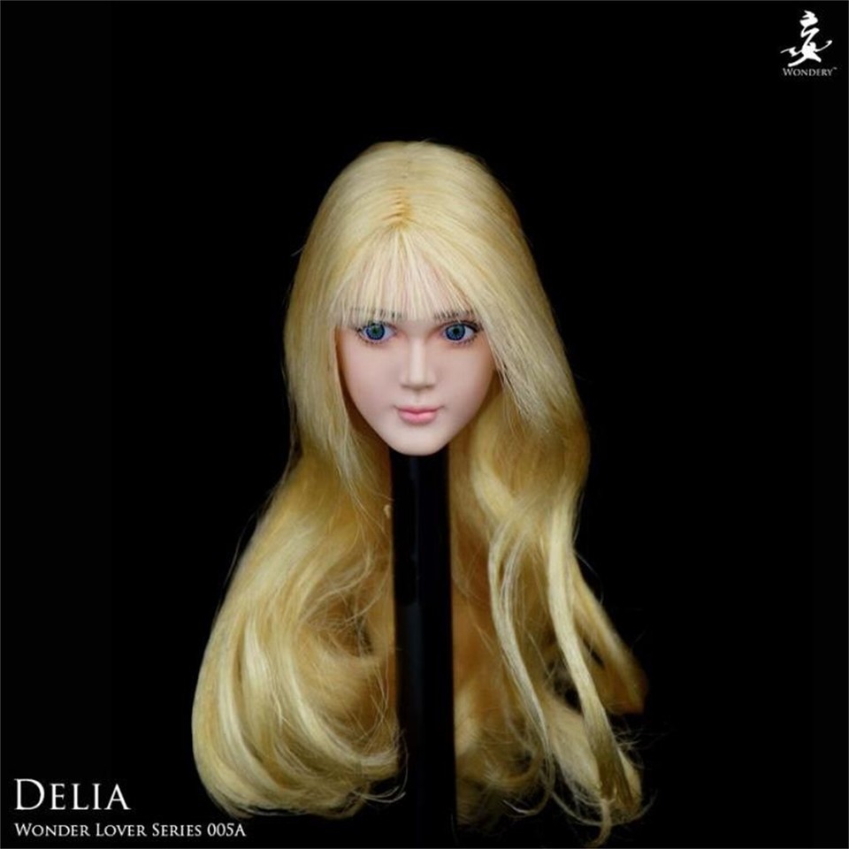 1/6 Movable Eye Female Girl Head Sculpt Fit 12" TBLeague JIAOU DOLL ...