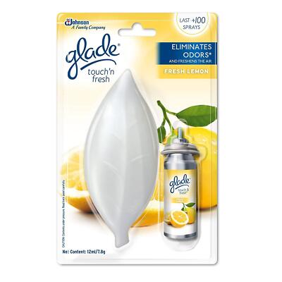 Glade Room Freshener Refill Fresh Lemon 12ml with manual spray | free ...