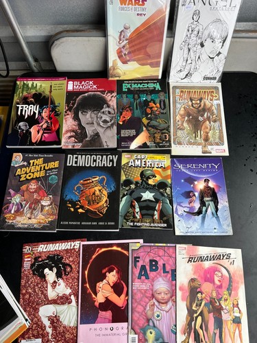 Lot of 14 Comics Runaways Captain America FRAY The Adventure Zone ...