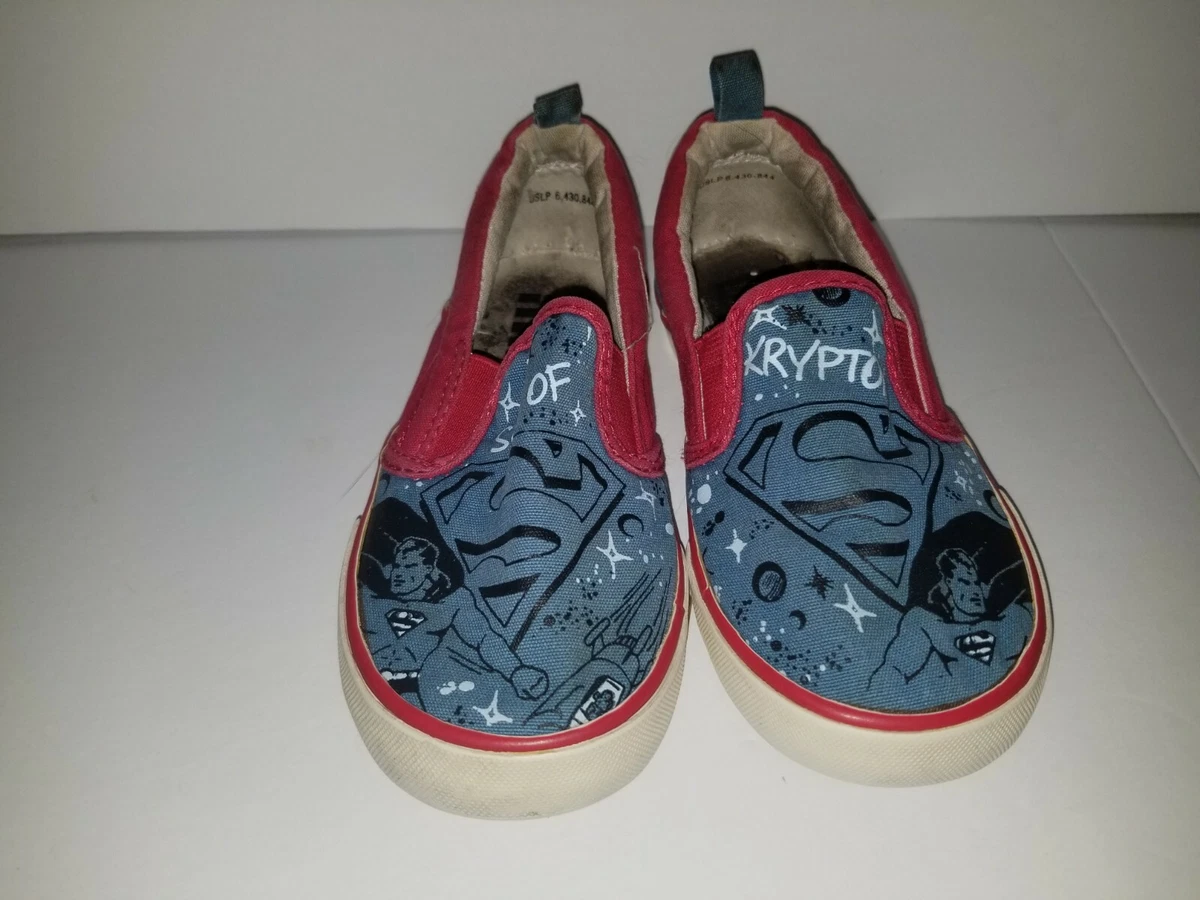 Super Man Vans Slip On