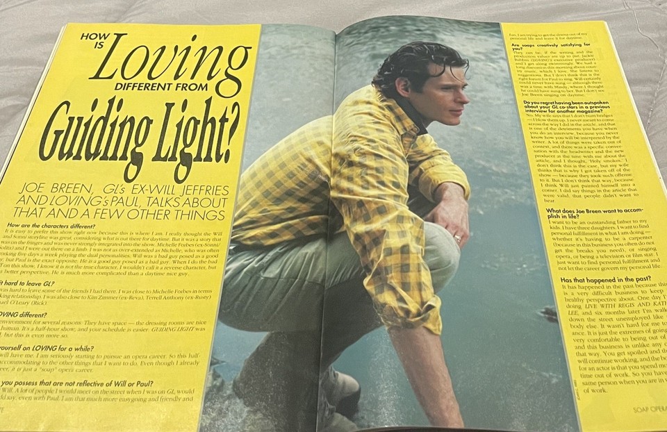 VINTAGE SOAP OPERA MAGAZINE 1990 YOUNG & THE RESTLESS, DAYS OF OUR ...