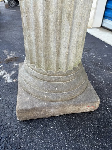Cement Concrete Pillar Greek Roman column Pedestal capital base Plinth ...