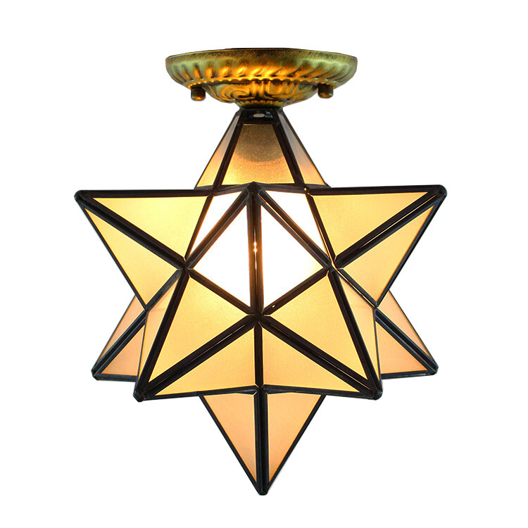 LED Ceiling Light 8 inch/12 inch Lamp Fixture Clear/Frosted/Diamond E27 ...