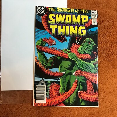Saga of Swamp Thing DC 1982 #6 First Appearance of General Sunderland ...