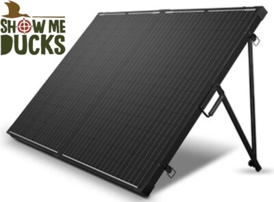 Solar Panel With Battery Controller - Show Me Ducks® - 100 Watt | eBay