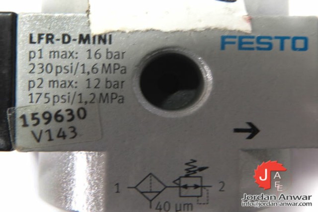 Festo 159630 Lfr-1/8-d-mini Filter Regulator Unit With 345395 for sale ...