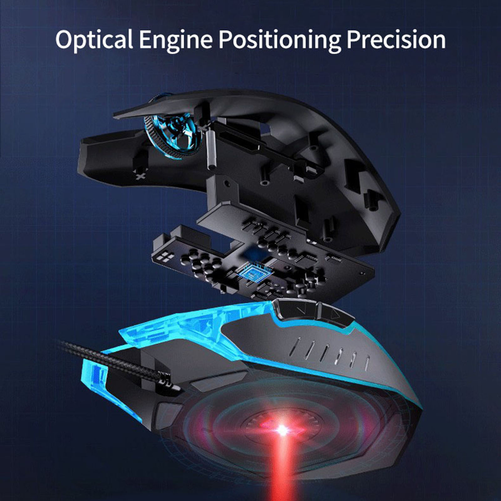 Gm130 Wired Mice Ergonomic Dpi Adjustable Usb Optical Gaming Mouse ...