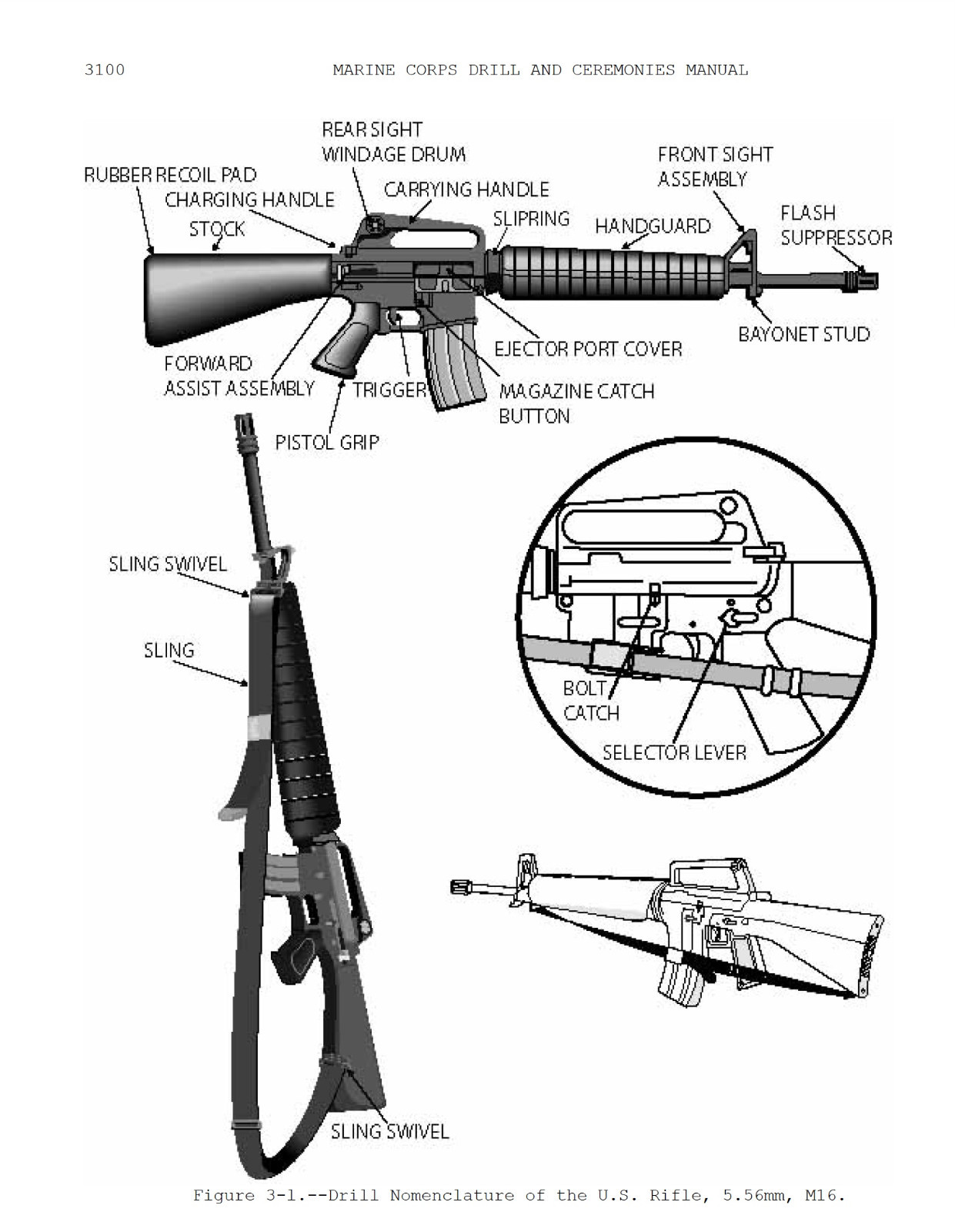 566 page USMC Marine Corps DRILL and CEROMONY PARADE Sword Guidon ...