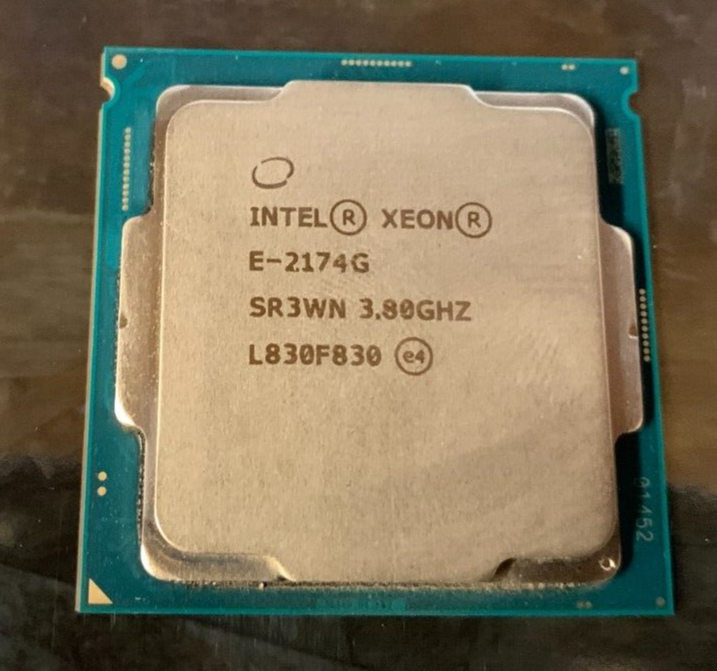 Intel Xeon E E-2174G SR3WN 3.8GHz 1MB 8MB Socket 1151 71W Server Processor for sale online | eBay
