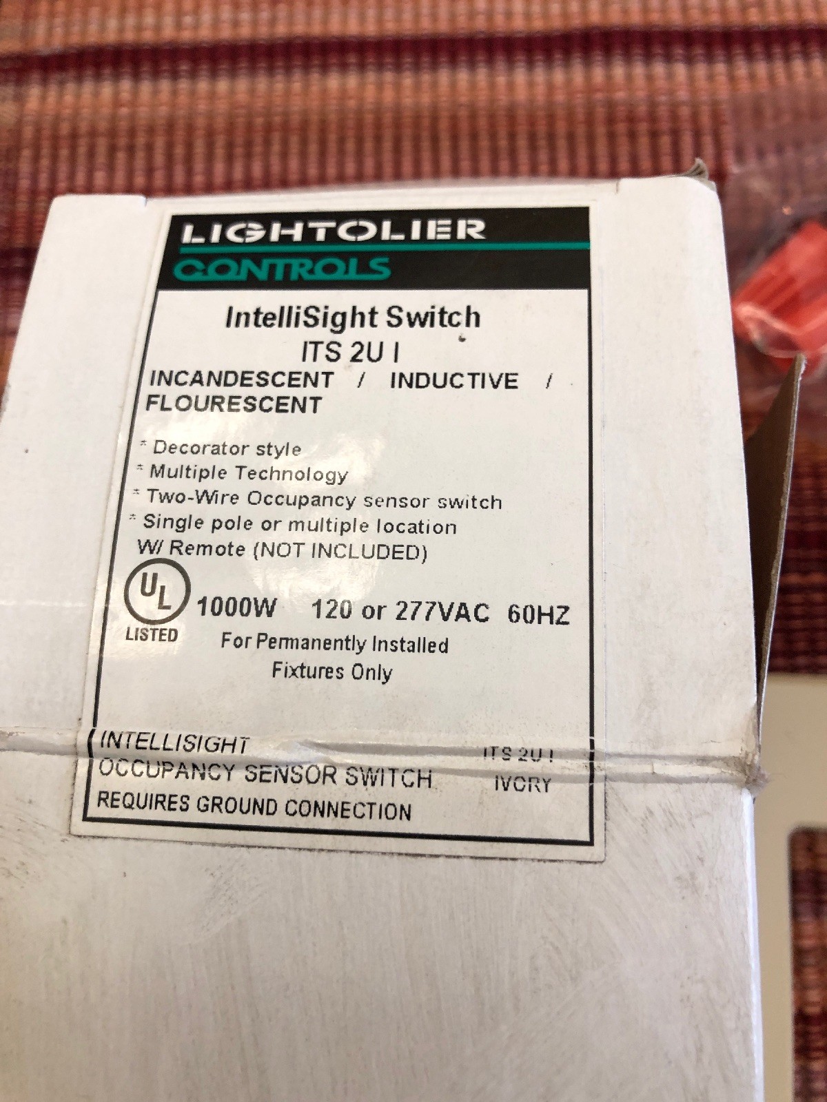 Lightolier IntelliSight Switch ITS 2U I - Ivory ITS 2U I | eBay