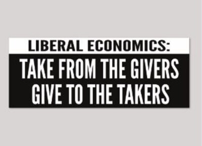 REPUBLICAN Conservative Anti Liberal Economics Bumper Sticker TRUMP ...