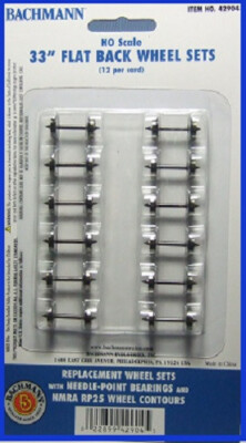 HO Scale Model Railroad Trains Layout Bachmann 33" Wheel Sets for ...