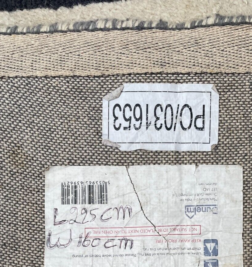 Dunelm - 2 pieces Mirage rug + 1 piece Mirage Runner Rug Ochre [Check ...