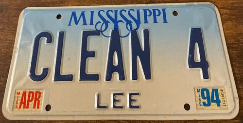 CLEAN 4 Vanity License Plate Cleaning Services Housekeeper Maid | eBay