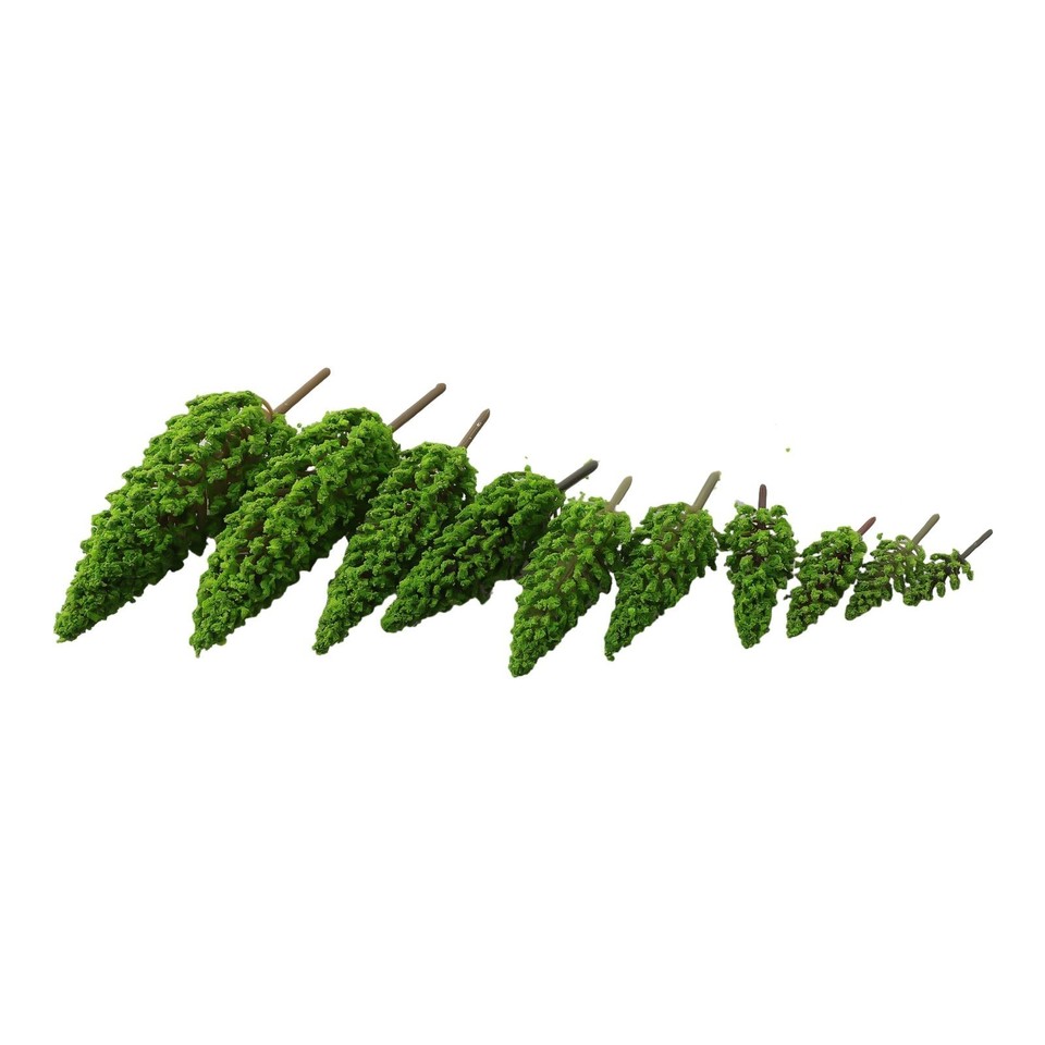 10 Pcs Model Pine Trees Model Train Trees For HO Or OO Scale Scene ...