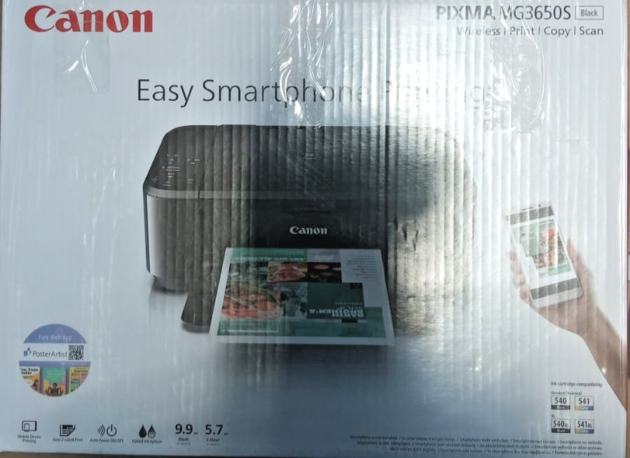 Canon PIXMA MG3650S Wireless Inkjet Printer - Black | eBay UK