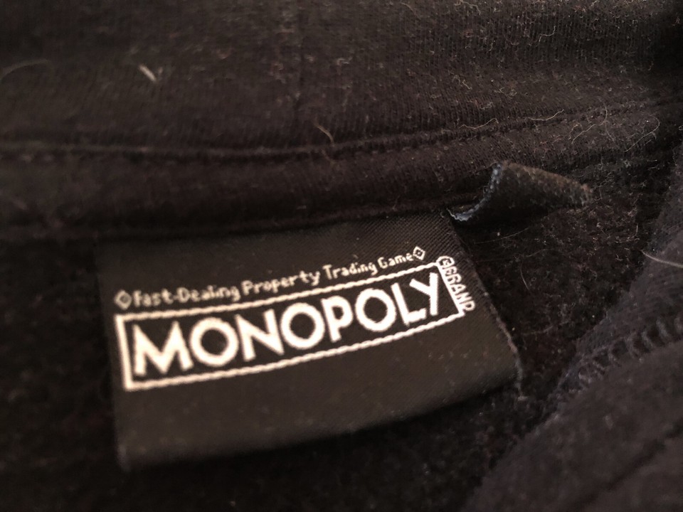 Men's MONOPOLY board game dollar signs $$$ long sleeve Hoodie ...