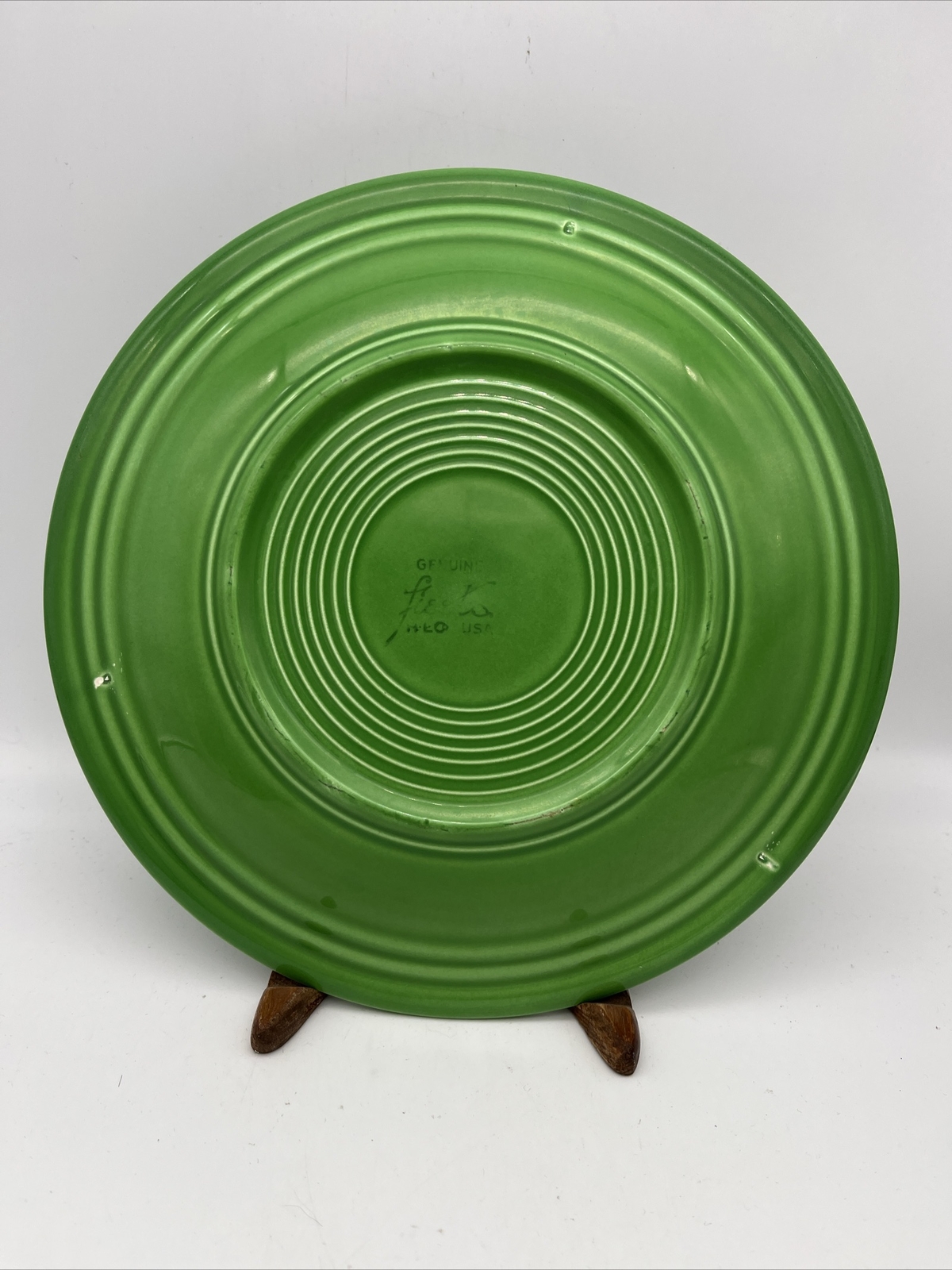 Fiestaware Vintage Original Medium Green 10 1/2” Plate Fiesta HLC USA ...