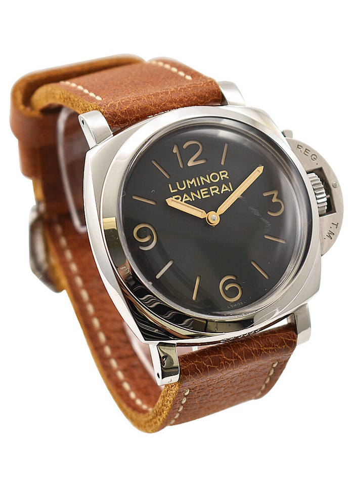 PANERAI PAM 372 Luminor 1950 3 Day in Stainless Steel | eBay
