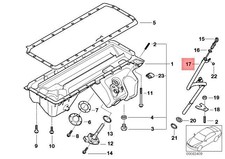 Genuine BMW 54128206390 Guide Tube for sale online | eBay