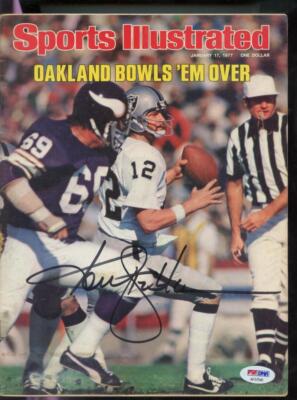 Ken Stabler 1977 Sports Illustrated SI Magazine Signed Autograph Auto ...