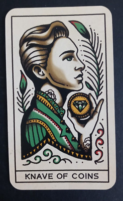 2018 Ink & Intuition Tattoo Tarot Card Knave Of Coins | eBay