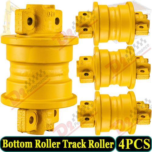 4PCS Bottom Track Roller For Komatsu D20 D21 D20A D21A D20P D21P Heavy ...
