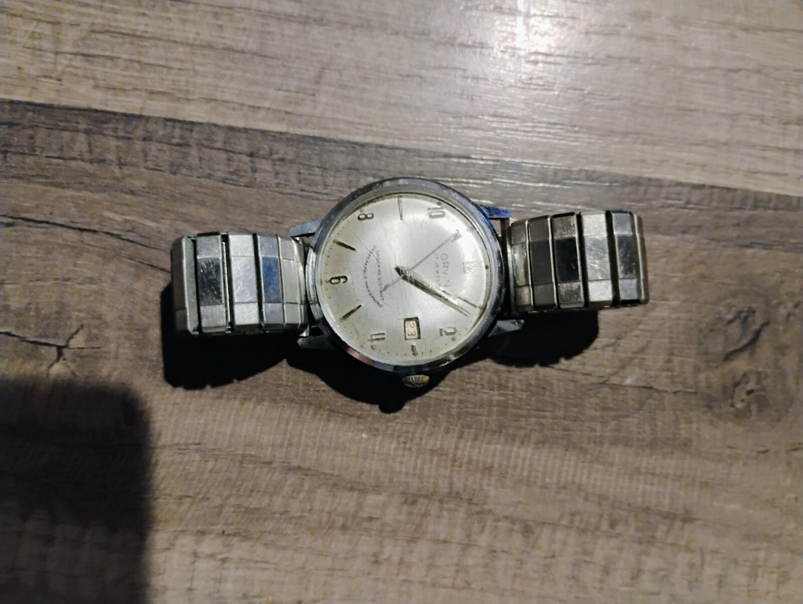 Vintage Orvin 17 Jewels Manual Winding 34mm Watch Dat… - Gem