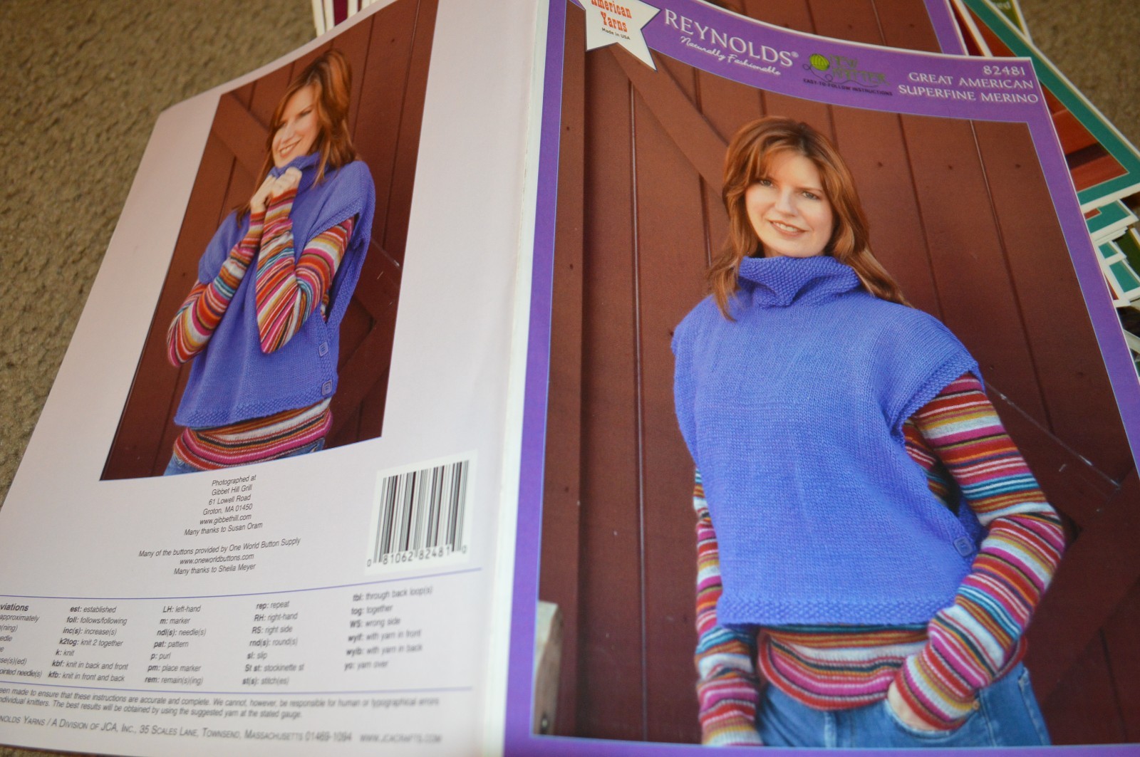 Reynolds Superfine Merino Wool Knitting Pattern Leaflet 82481 | eBay