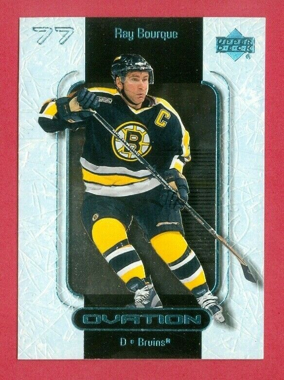 1999-00 UPPER DECK OVATION (HKY) Ray Bourque BOSTON BRUINS CARD #5 HOF ...