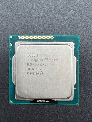 Intel Core I7-3770 Processor (3.40GHz, 4 Cores, Socket H2 LGA-1155 ...