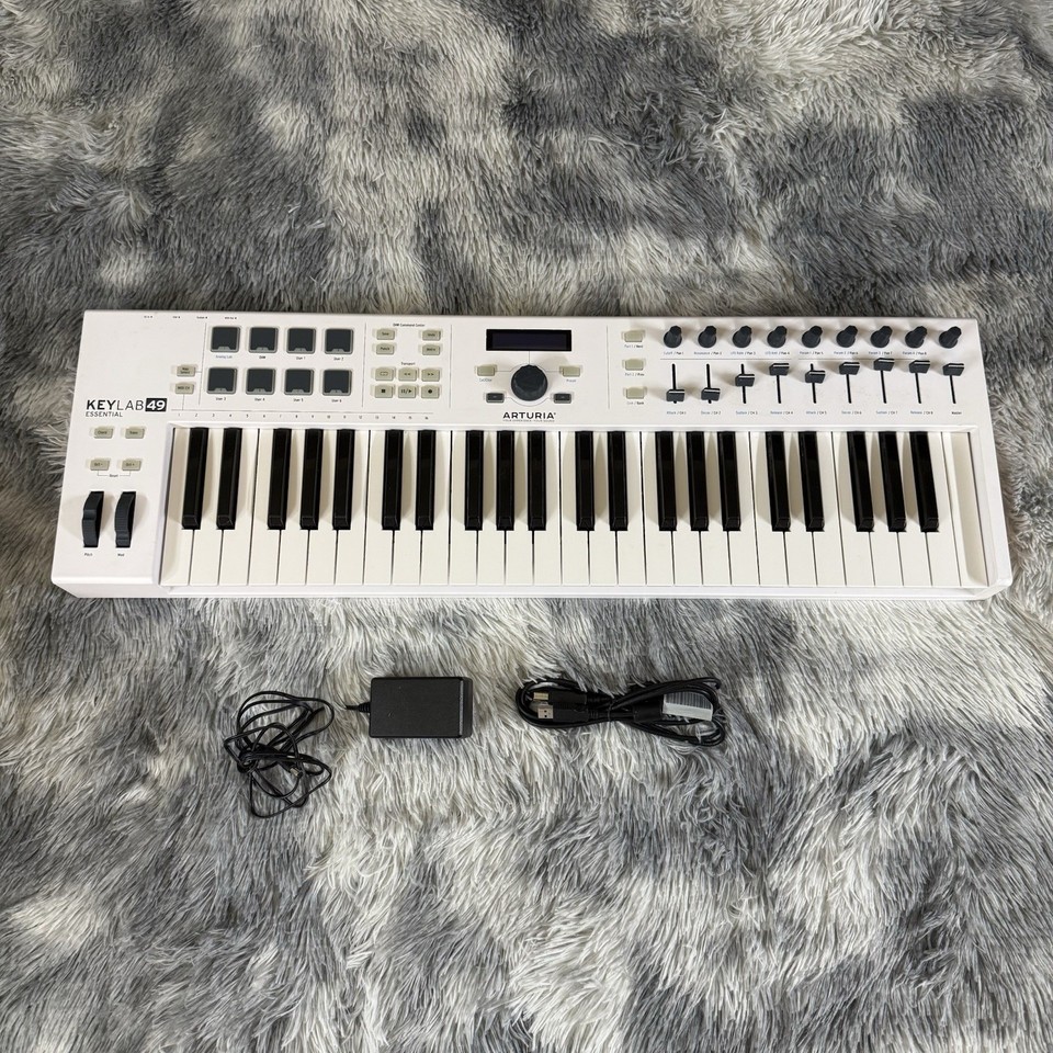Arturia KeyLab Essential 49 MK3 Midi Keyboard Controller SPB-TS 335073 ...