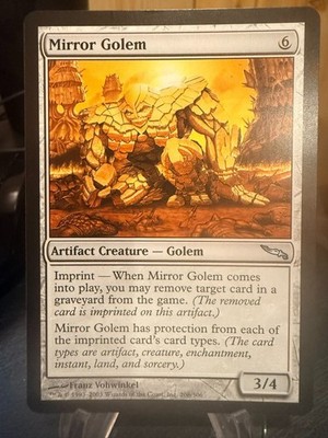 MTG Magic the Gathering Mirrodin Mirror Golem 63 | eBay