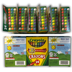 Crayola 24 Count Assorted Color Crayons Lot of 9 Packs | eBay