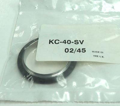 Centering Ring NW40 (KF40) Stainless Steel with O-Ring, KC-40-SV | eBay