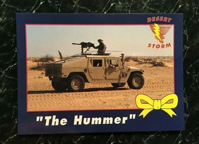 Hummer Card DESERT STORM Operation Yellow Ribbon 1991 Mint Card | eBay