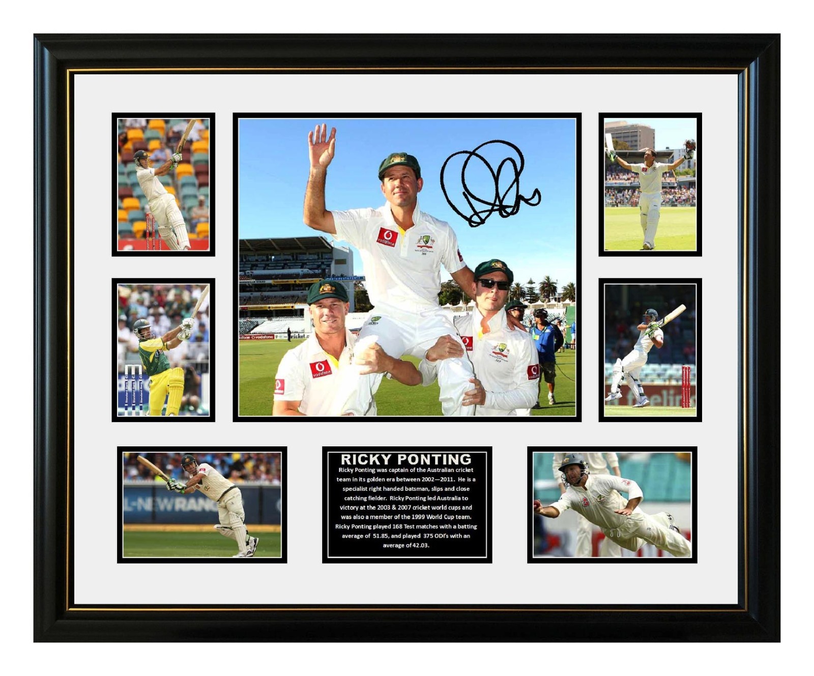 RICKY PONTING SIGNED LIMITED EDITION FRAMED MEMORABILIA | eBay Australia