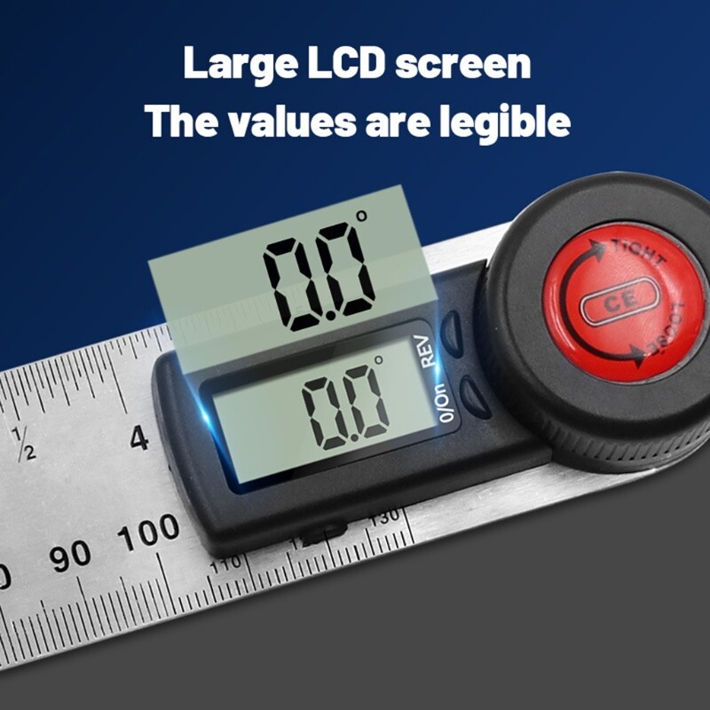 Digital Angle Finder Protractor Plastic Angle Finder Ruler Electronic ...
