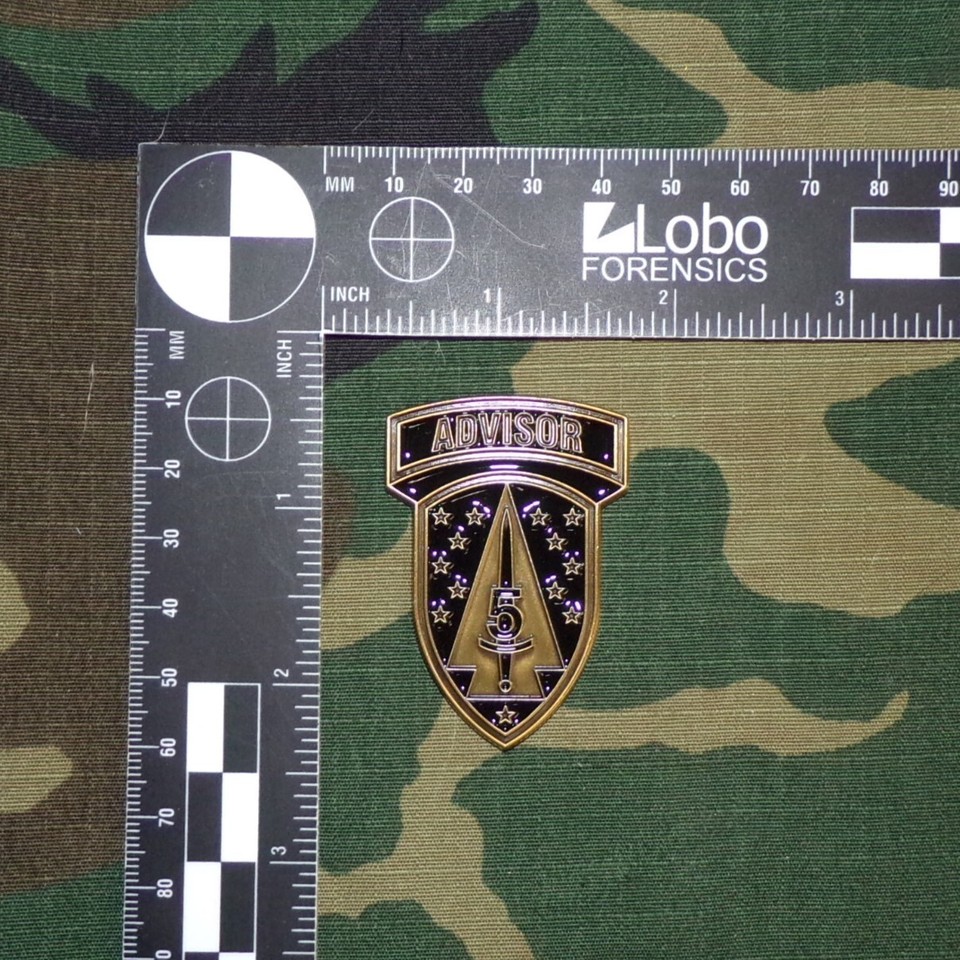 US Army 5th Battalion SFAB Security Force Assistance Brigade One-sided ...