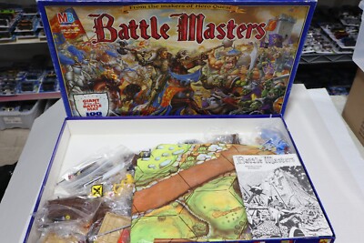 Vintage BATTLE MASTERS Board Game Near Complete By Milton Bradley ...