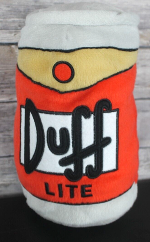 The Simpsons Duff Lite Beer Can Plush Universal Studios 10' Stuffed ...