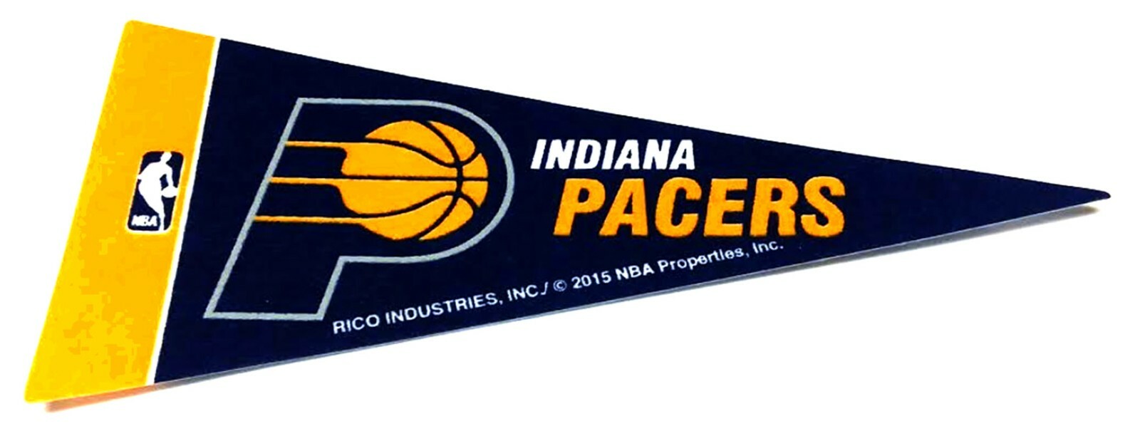 INDIANA PACERS PENNANT NBA MINI FELT 9" LONG OFFICIALLY LICENSED ...