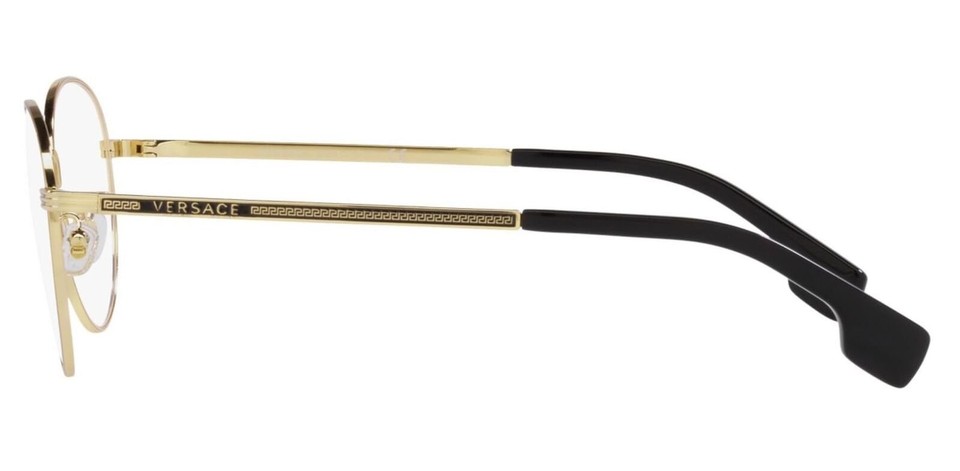 Versace VE 1279 1002 Gold Metal Round Eyeglasses 53mm | eBay