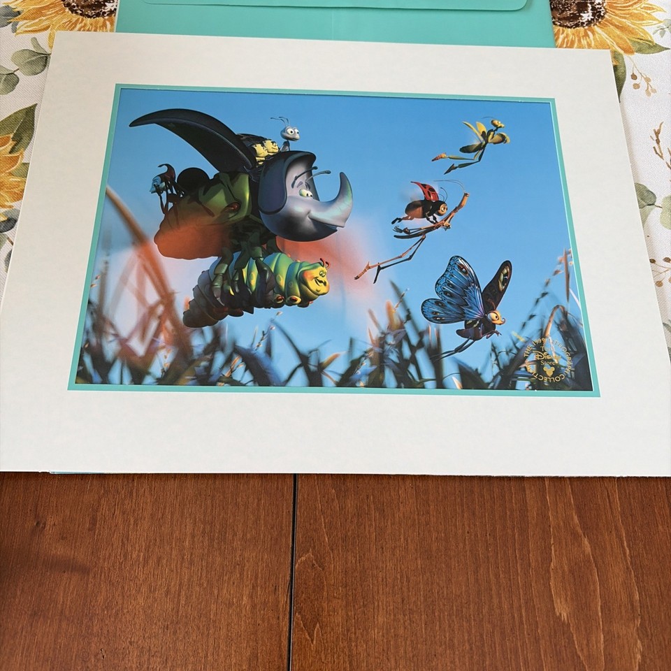 Disney Store 1999 Exclusive A Bug's Life Commemorative Lithograph NEW ...