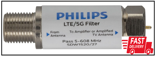 Philips LTE Filter for TV Antenna, Filters 4G 5G LTE Signal to Reduce ...