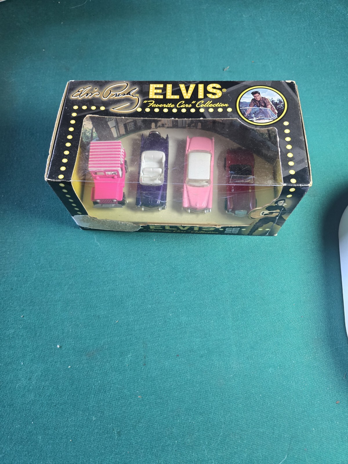 2001 Vintage Matchbox Elvis Presley Car Set Of 4; ELVIS' FAVORITE CARS ...